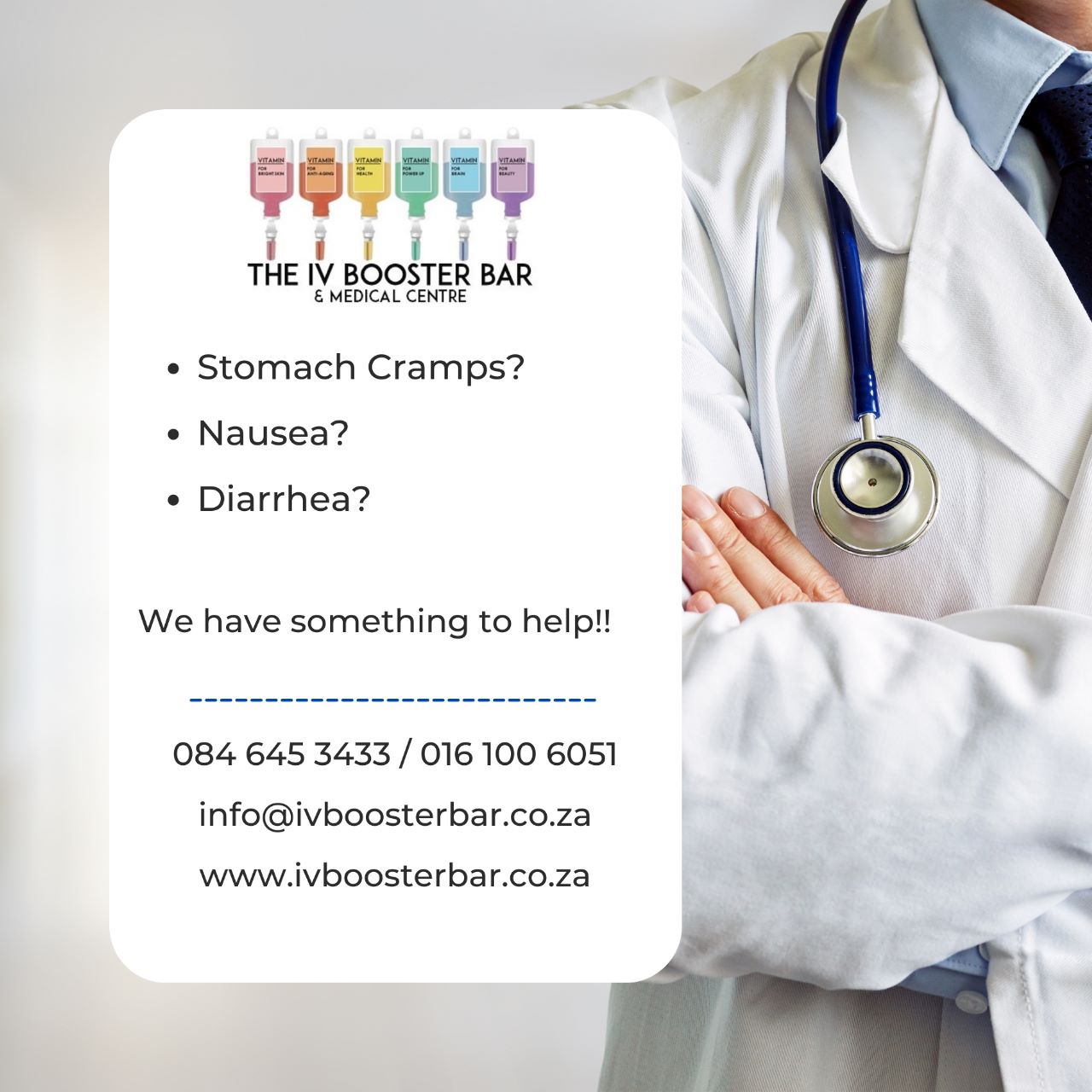IV Booster Bar and Medical Centre Contact Information | Medical ...