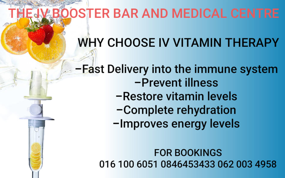 IV Booster Bar and Medical Centre Contact Information | Beauty on ...