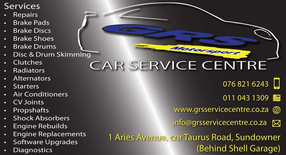 GRS Motorsport Randburg Contact Information | Automotive on Business on ...