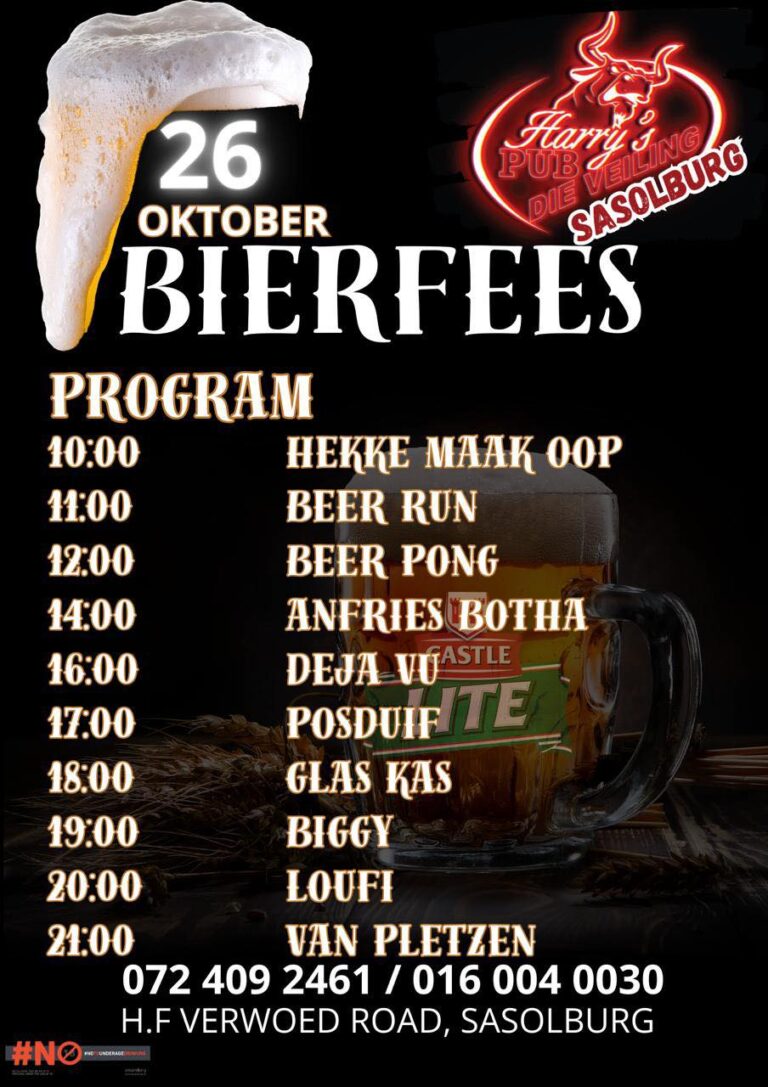 Die Veiling Pub Sasolburg Contact Information | Restaurants on Business ...